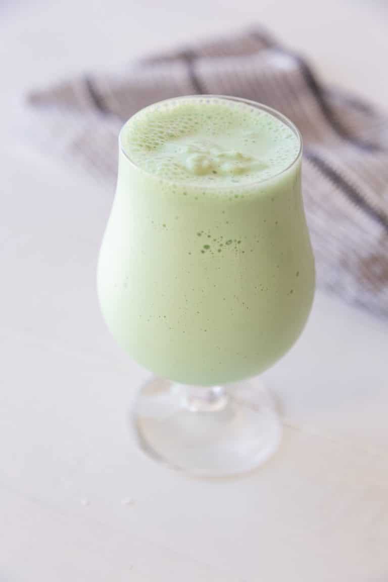 Vegan Shamrock Shake - Veganosity