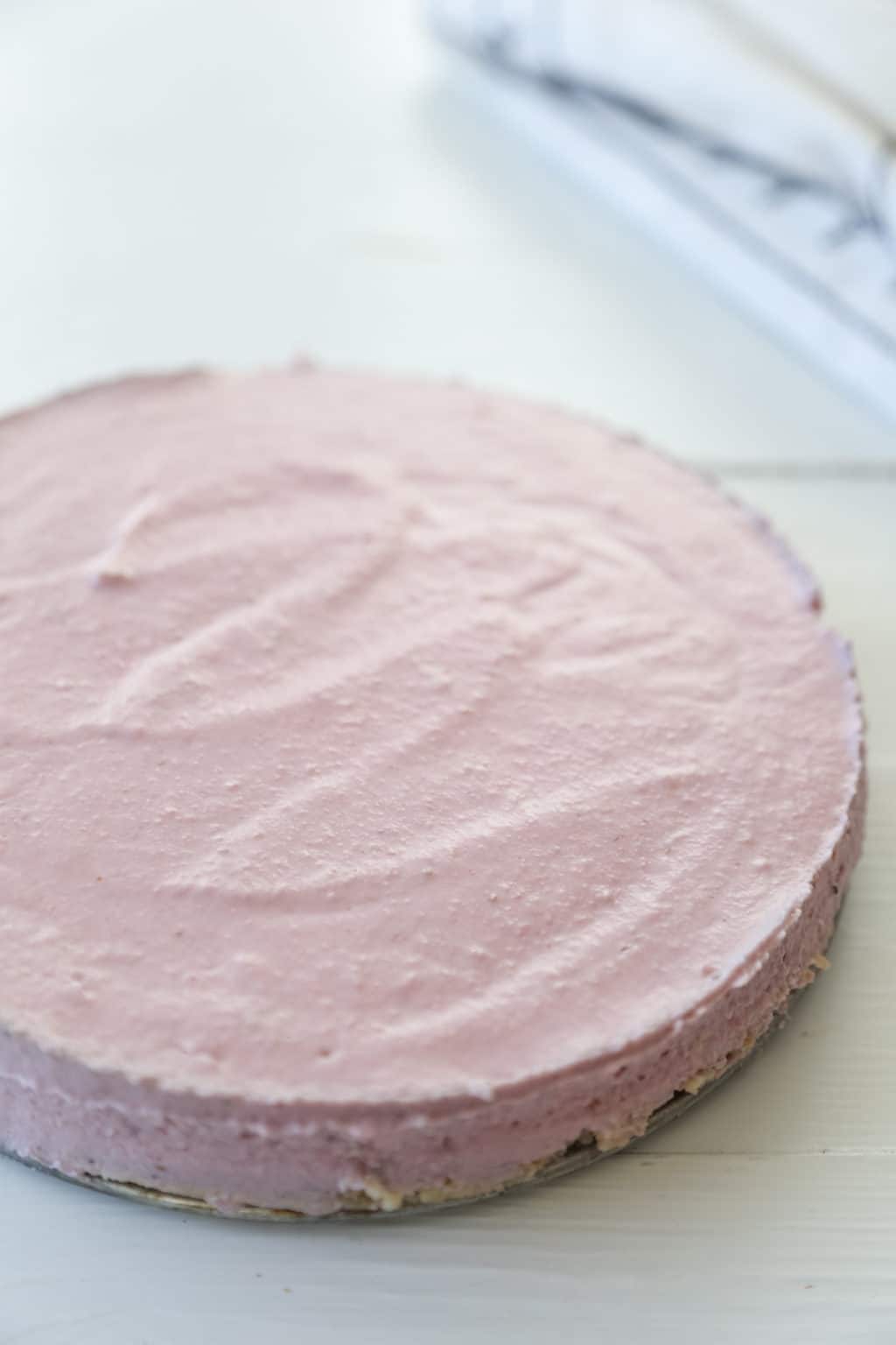 Vegan Raspberry Lime Cheesecake - Veganosity