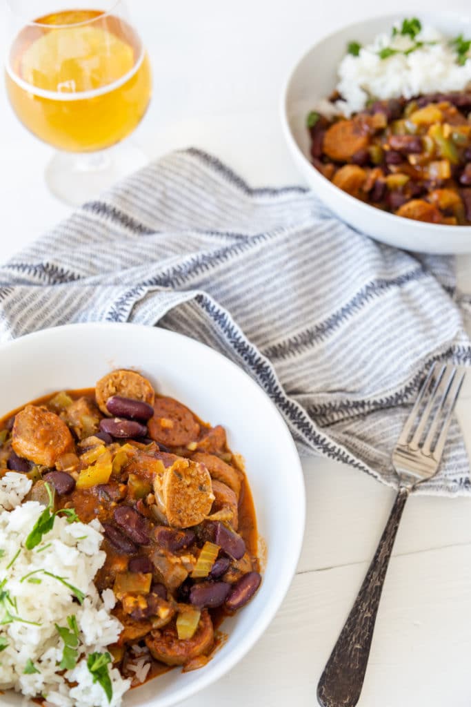 Spicy Vegan Red Beans & Rice - Veganosity